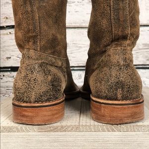 Jim Barnier | Shoes | Jim Barnier Sunset Brown Distressed Boots Sz ...